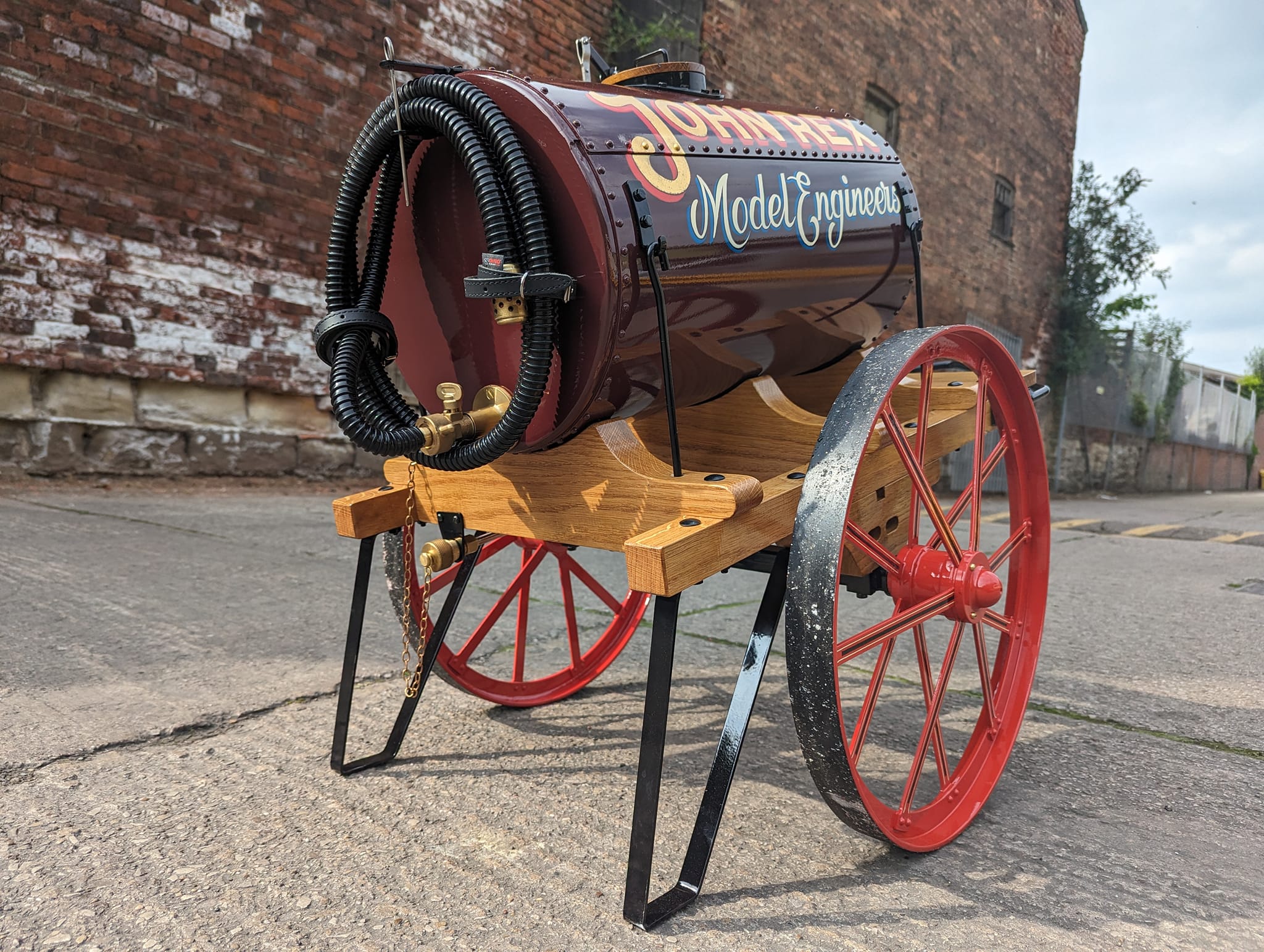 4″ Fowler Type Water Bowser/Cart Kit for Live Steam Traction Engine ...