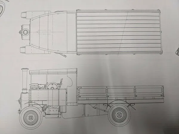 6″ Scale Foden 6 Ton C Type Steam Wagon Drawings/Plans – John Rex Model ...