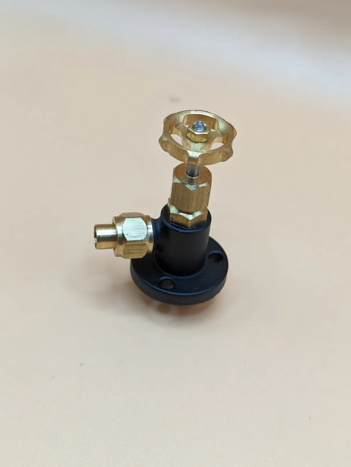 Flange Mounted 5/32 or 1/8 Pipe Water Valve for Live Steam Engine ...