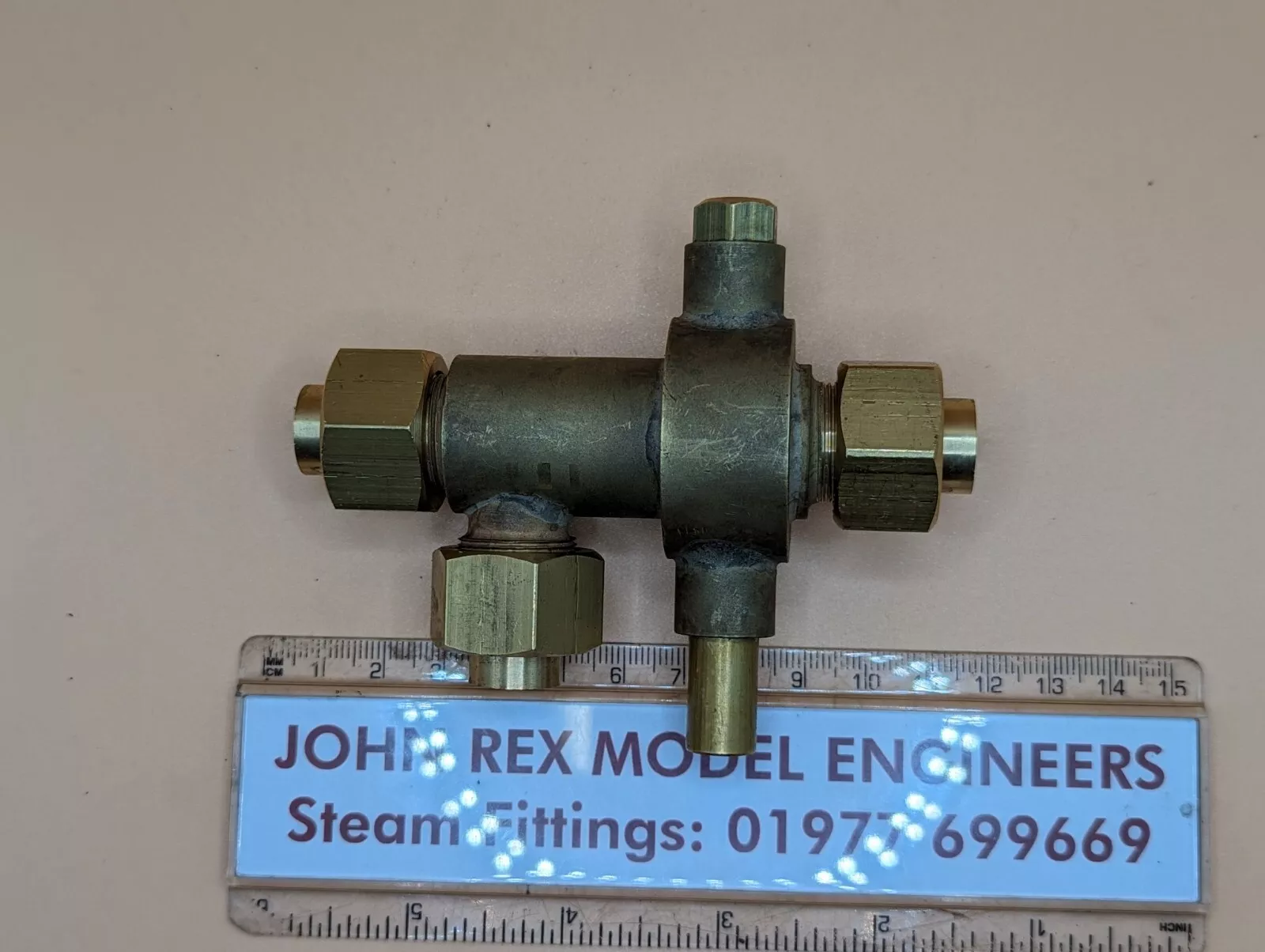 6″ Scale Horizontal High Pressure Live Steam Injector – John Rex Model ...